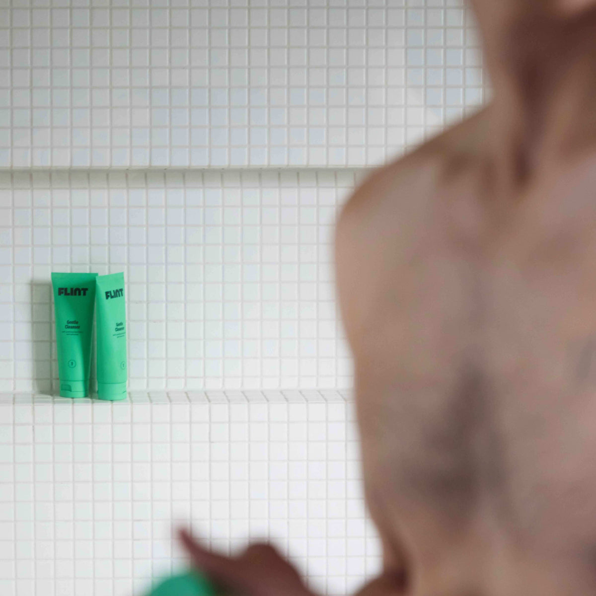 Skin Exfoliator for Men | Gentle Skin Exfoliator | Flint Skincare